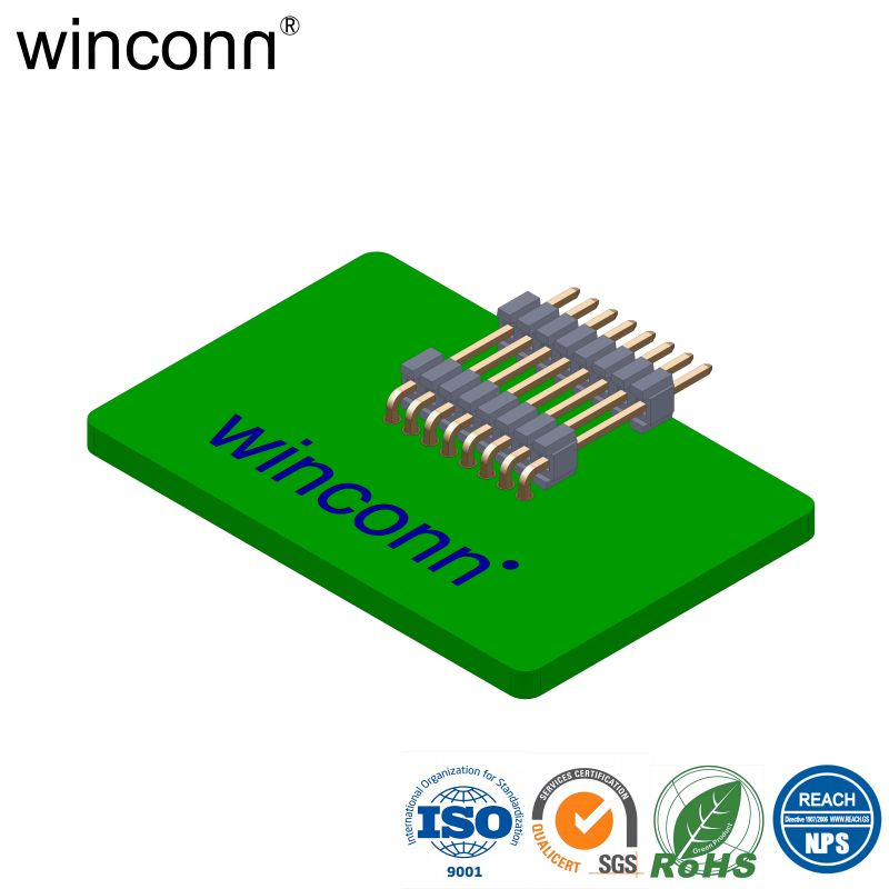 Right Angle SMT Cable-to-Board Pin Header connector from China ...