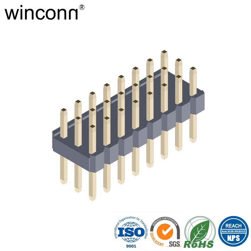 3 row through hole Pin Header connector from China manufacturer - pin ...