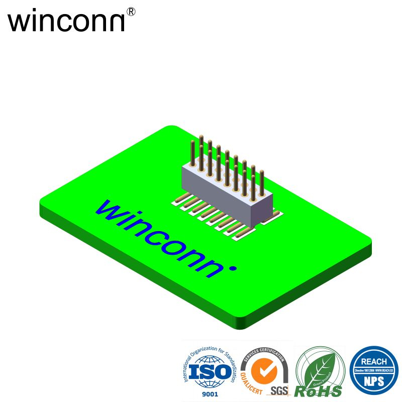 smd ic socket terminal double row vertical SMT 1.27mm IC Socket ...