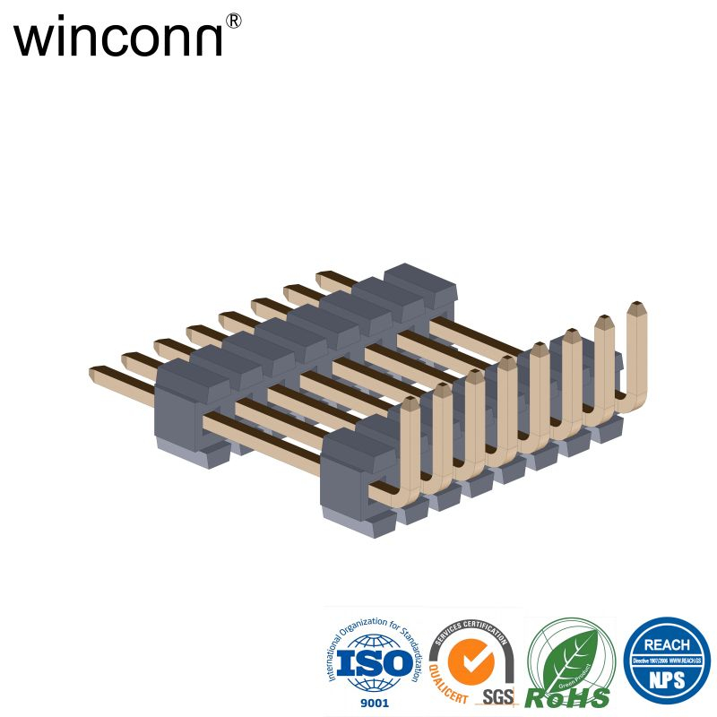 Right Angle SMT Cable-to-Board Pin Header connector from China ...