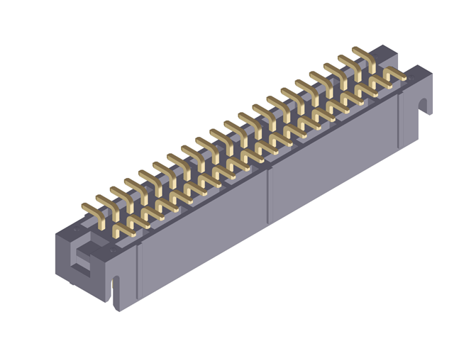 horizontal surface mount RIbbon Cable Connectors Box Header terminal ...
