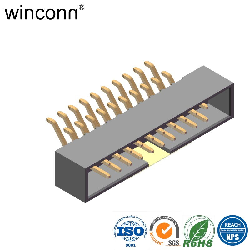 Box Header Pitch 2.00mm right angle SMT Type connector from China ...