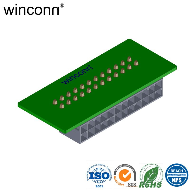 Mini Fit ATX Pitch 4.20mm Double Row Right Angle DIP Type from China ...